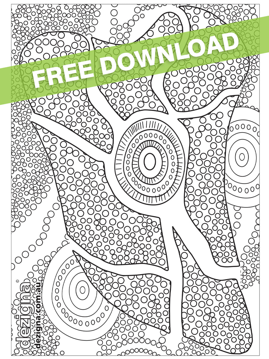 FREE DOWNLOAD - Coming Together - A4 Colouring Sheet – Dezigna